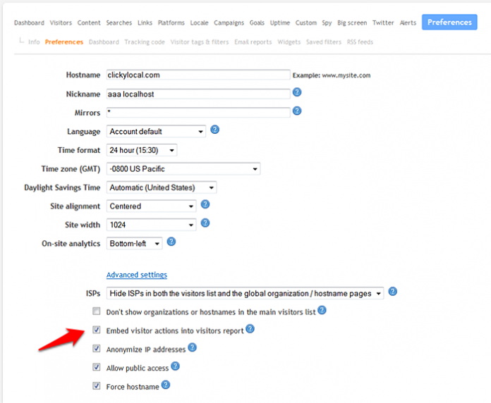 HTML5 audio, embedded actions, tracking code verification, and better cookies - Clicky Blog